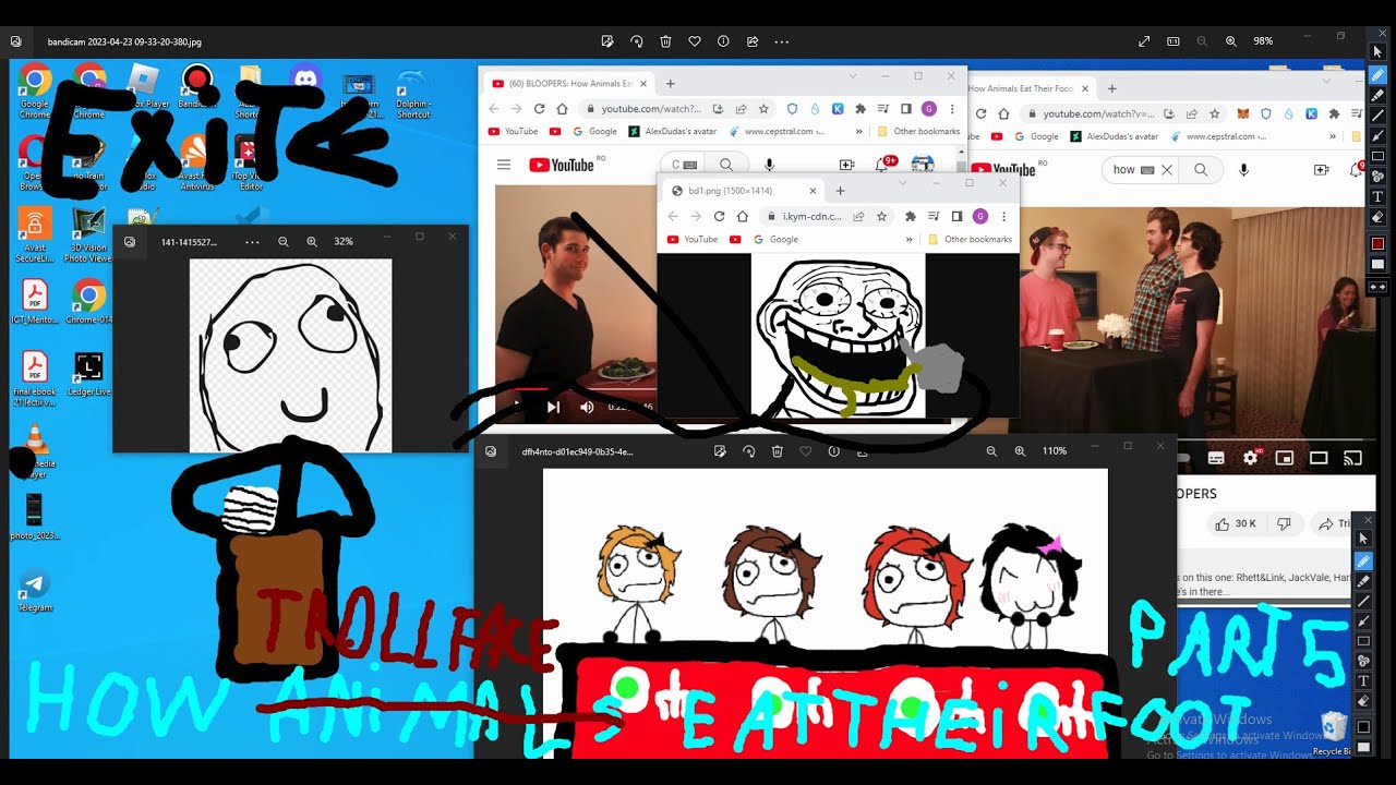 How TROLLFACE Eat Their Food Part 5 | MisterEpicMann - YouTube