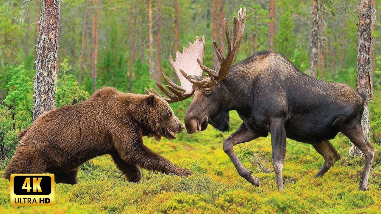 Craziest Grizzly Bear Fights Ever Caught On Camera! Wild Animals - YouTube