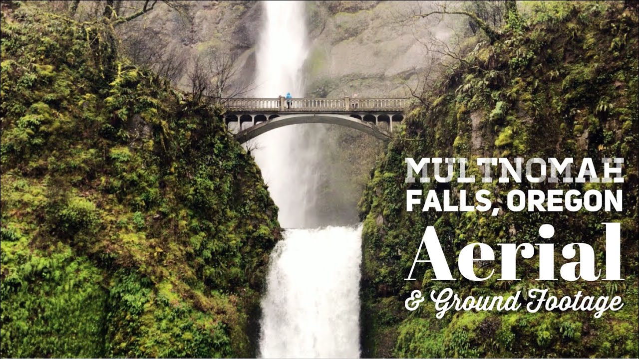 Multnomah Falls | DJI Mavic Pro Aerial View | Spring Hike in Oregon ...