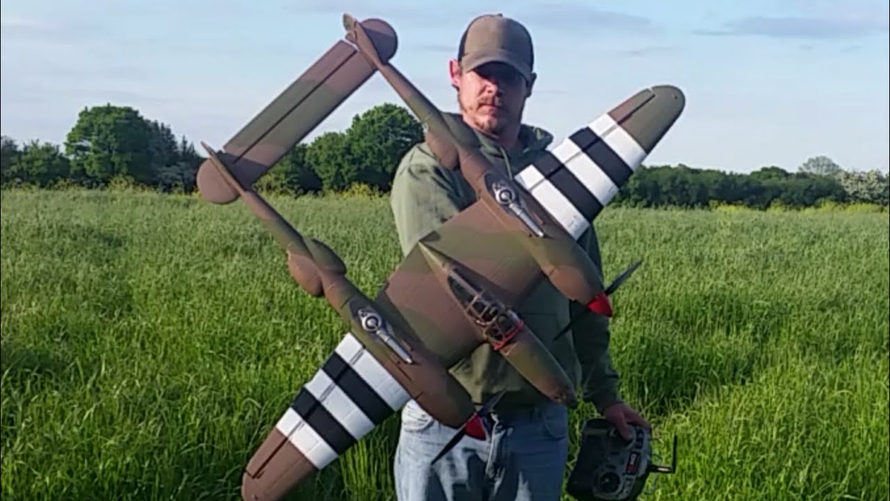 My First flight in 6 months .. PHASE 3 P38 LIGHTNING - YouTube