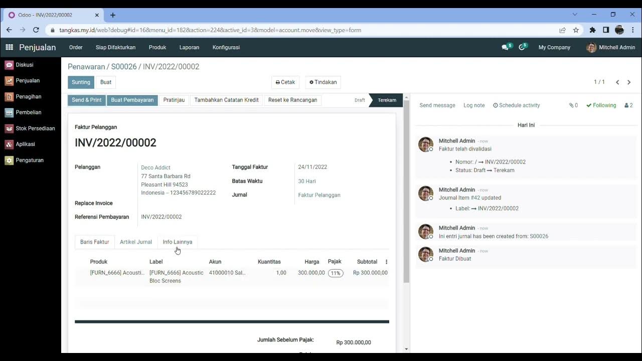 PROSES E-FAKTUR Indonesia Odoo 15 - YouTube