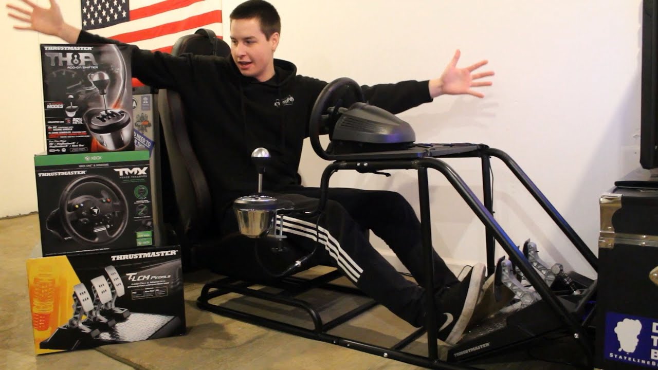 The Ultimate Thrustmaster Racing Simulator Setup + Review (TMX Wheel, T ...