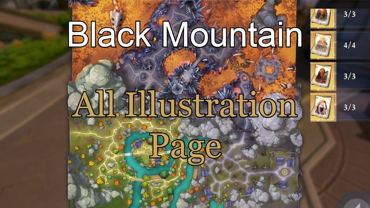 Black Mountain all Illustration Page's DN2 Evolution - YouTube