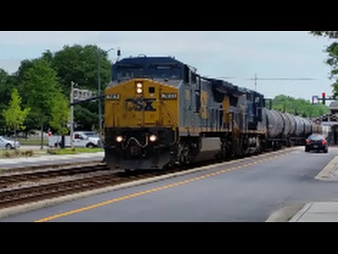 [CSX]7813 C40-8W & 7916 CW40-8 Leads F707-01 With Nice K5LA Headed SB ...