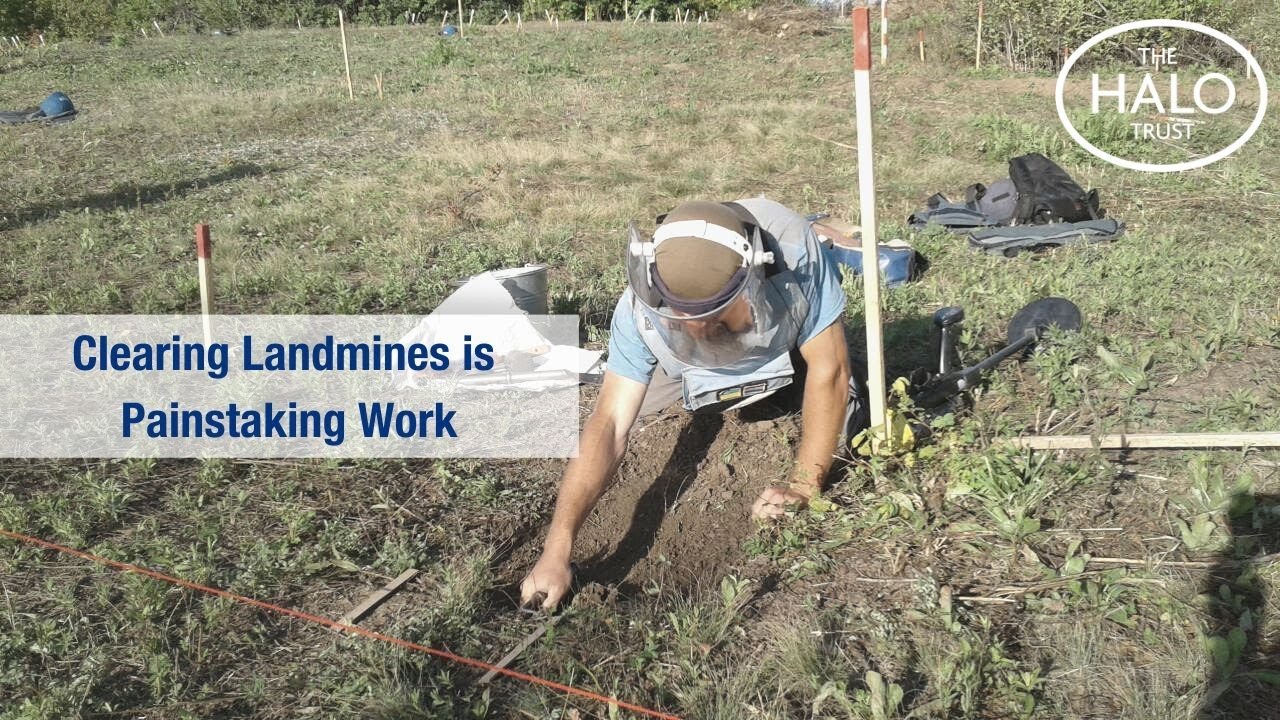 Clearing Landmines is Painstaking Work - YouTube