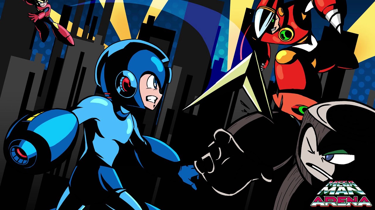 Title Screen - Mega Man Arena [8-Bit Mega Man Style Original] - YouTube