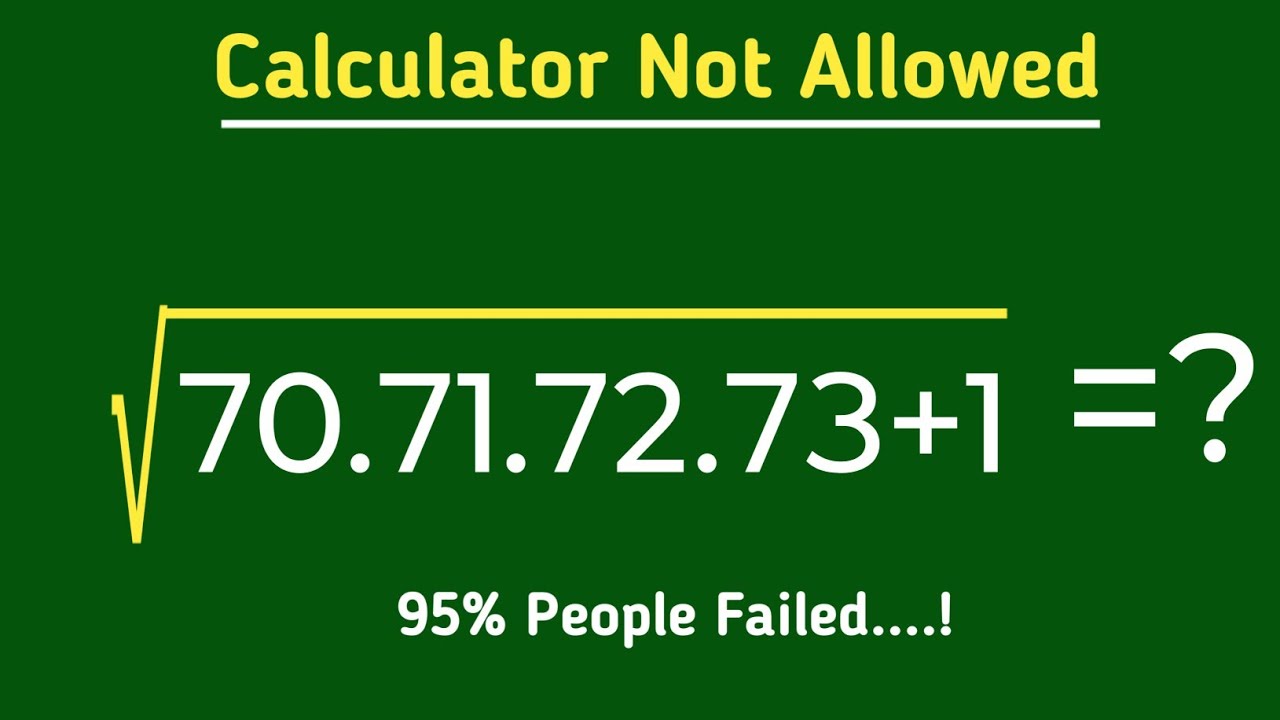 German math Olympiad||Square root problem|| Maths Olympiad questions ...