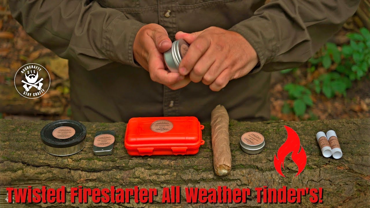 All Weather Bushcraft Tinder's For Your Fire Kit!! - YouTube