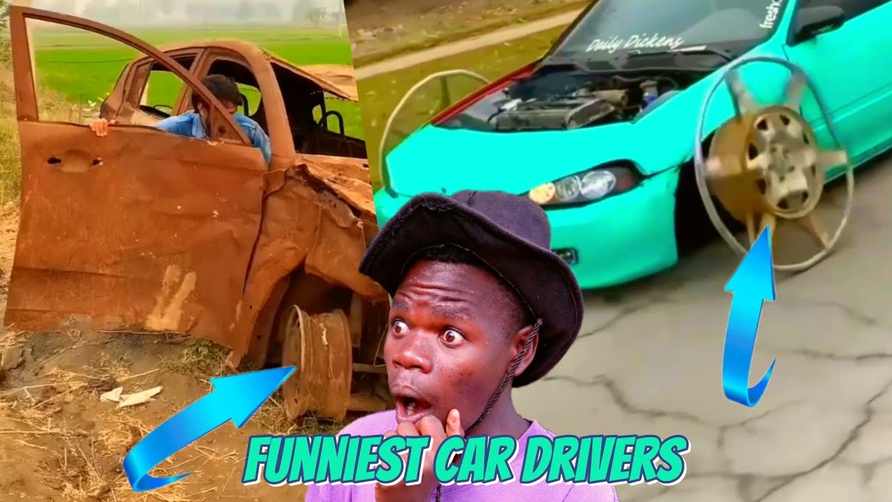 Funniest car drivers. End will shock you - YouTube