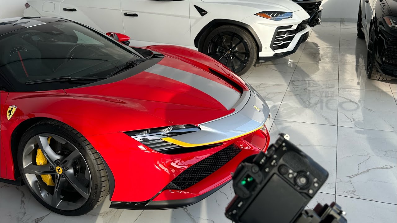 Wizkid Ferrari Sf90 Straddle Showroom Footage - YouTube
