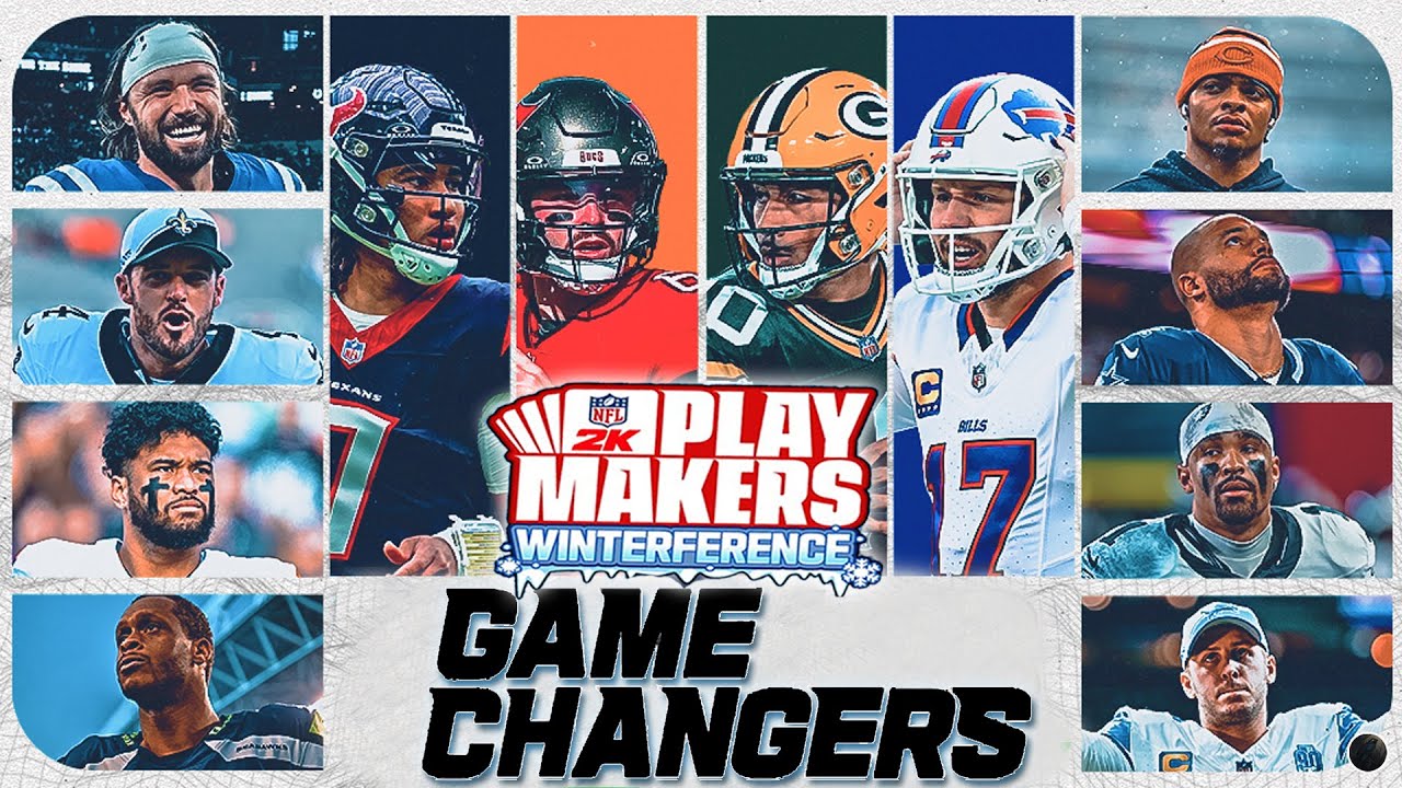 🏈 NFL 2K PLAYMAKERS - FINAL GAMECHANGERS PICKS for the regular season 🏆 ...