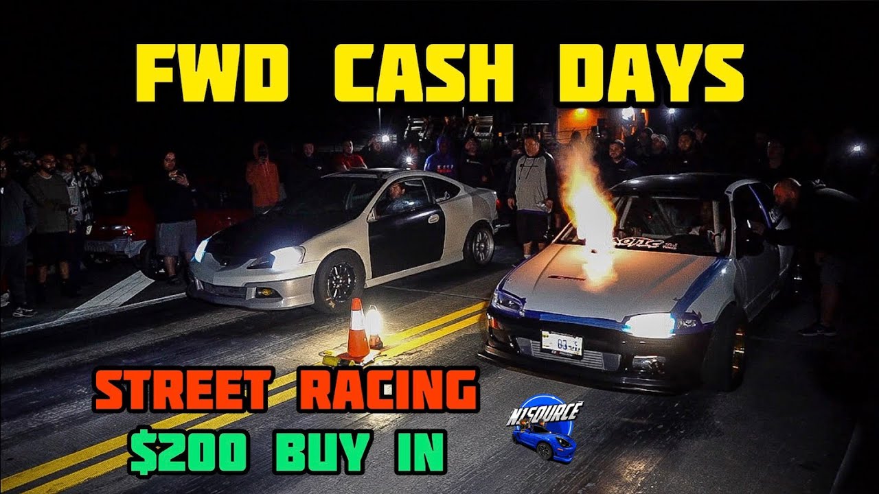 FWD CASH DAYS & STREET RACING | NITROUS J32 INSIGHT, TURBO VR6 GTI, ALL ...