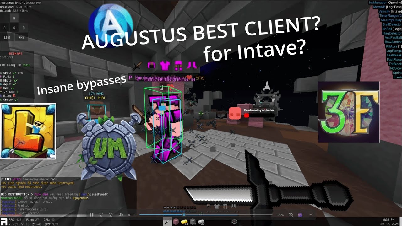 Augustus client || Blatant cheating on LuckyVN, Vietmine, 3FMC - YouTube