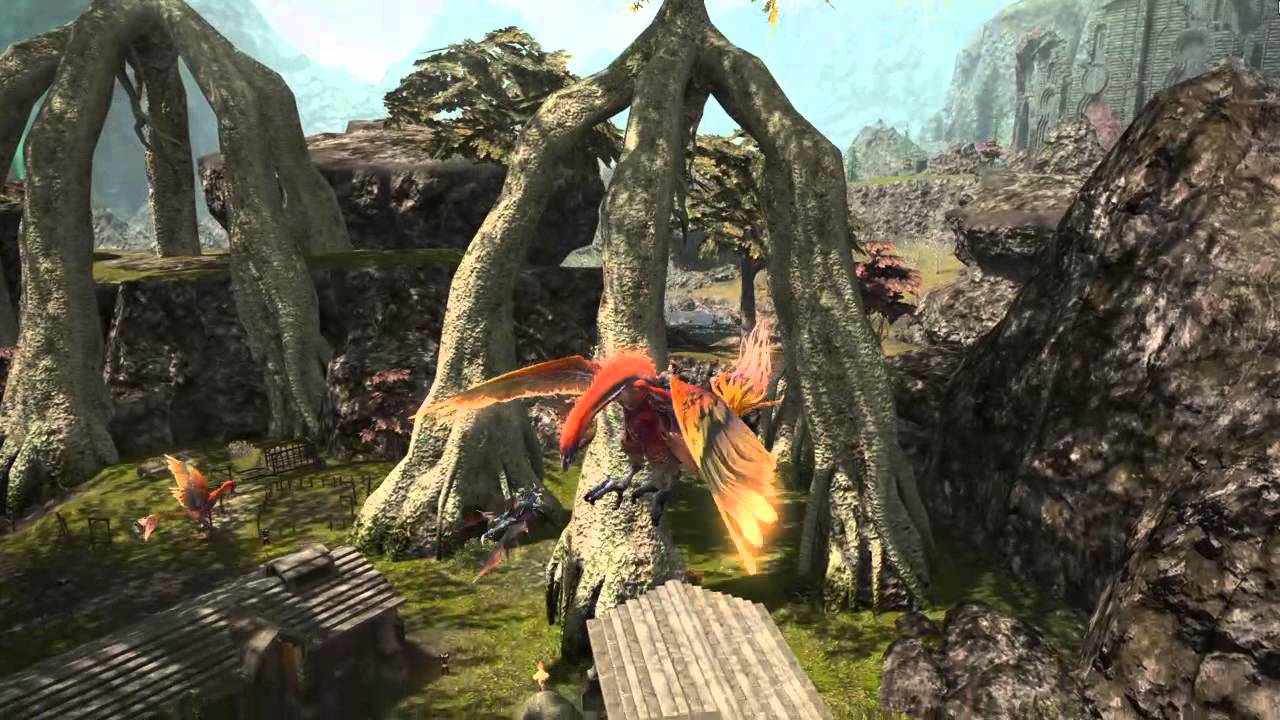 FINAL FANTASY XIV Bennu Mount - YouTube