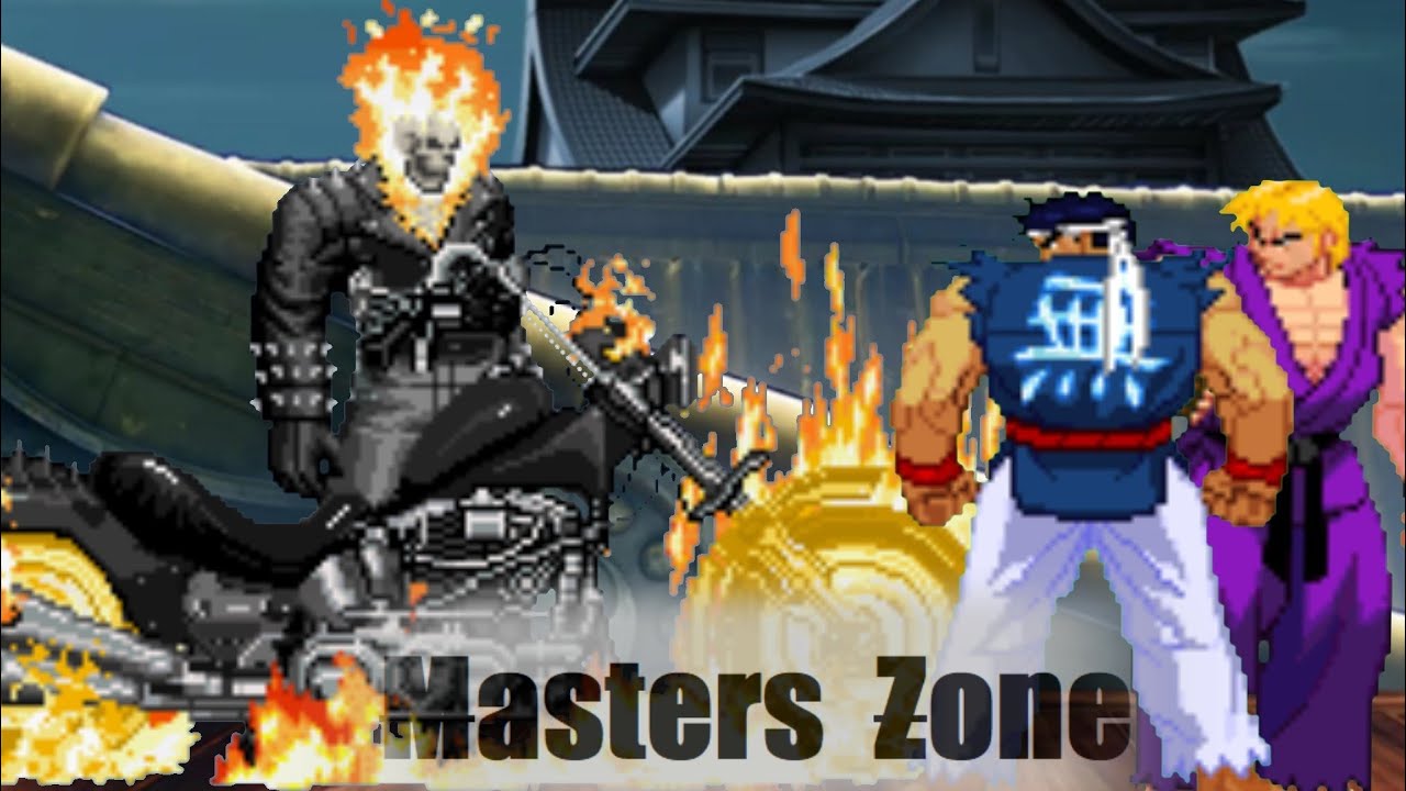 Ghost Rider VS Shin Ryu & Ken - Death Battle & Who is Strong! | KOF ...