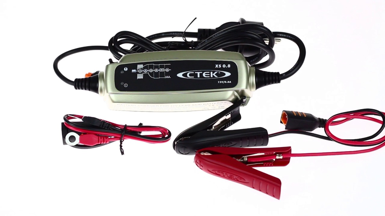 Ctek 0.8 acculader review - Tenkateshop.com - YouTube