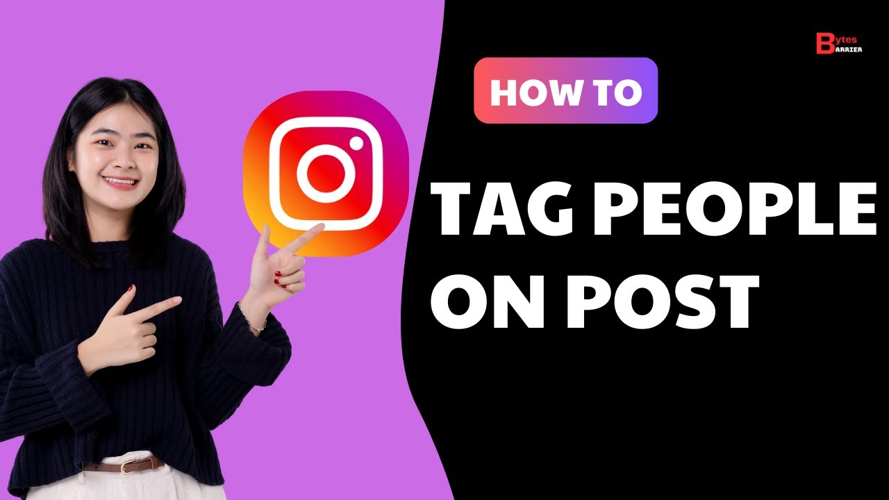 How To Tag People On Instagram Post - YouTube