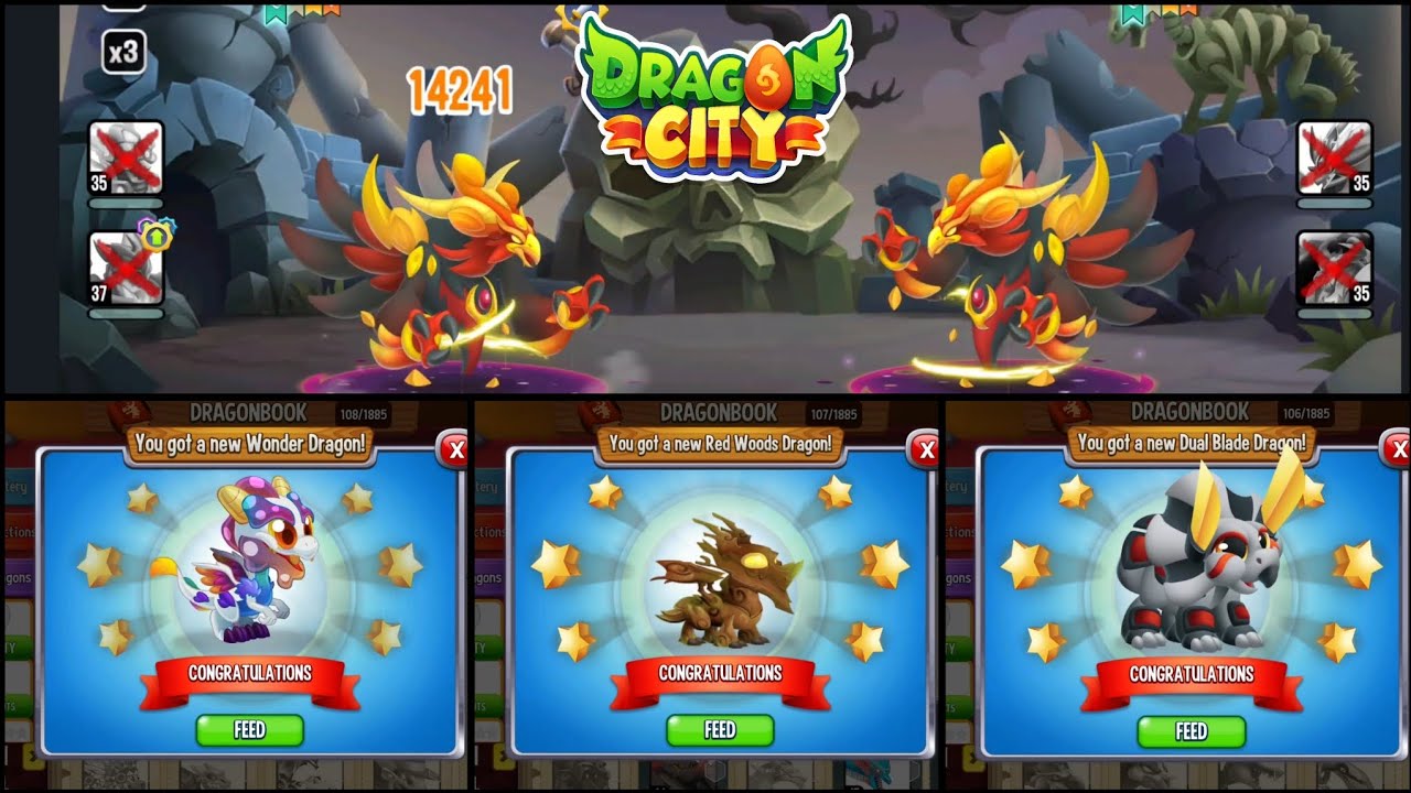 #49. Dragon city - Day 49 | Get a new Wonder, Red Woods, Dual Blade ...