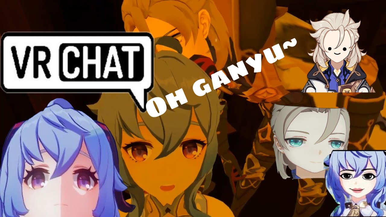 Genshin impact Vrchat When Ganyu get flirted by Albedo - YouTube