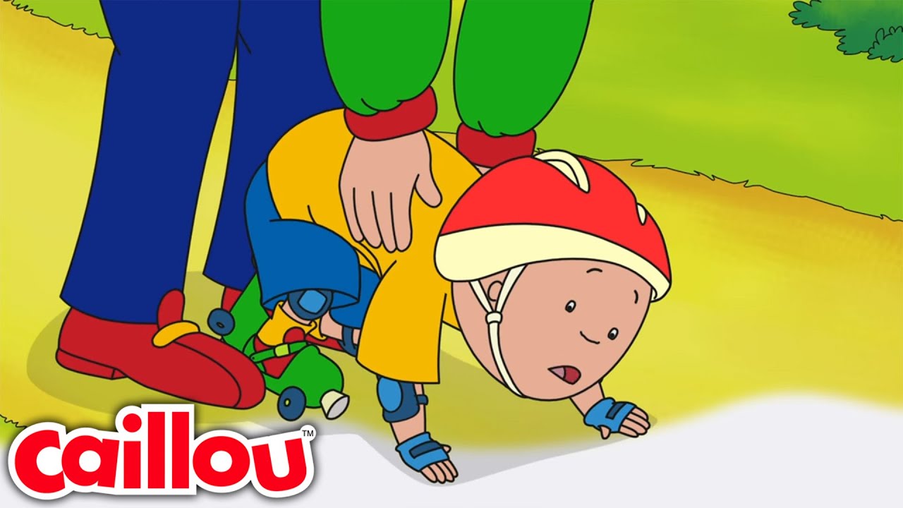 Caillou aprende a patinar! | Caillou Español - WildBrain | Caricaturas ...
