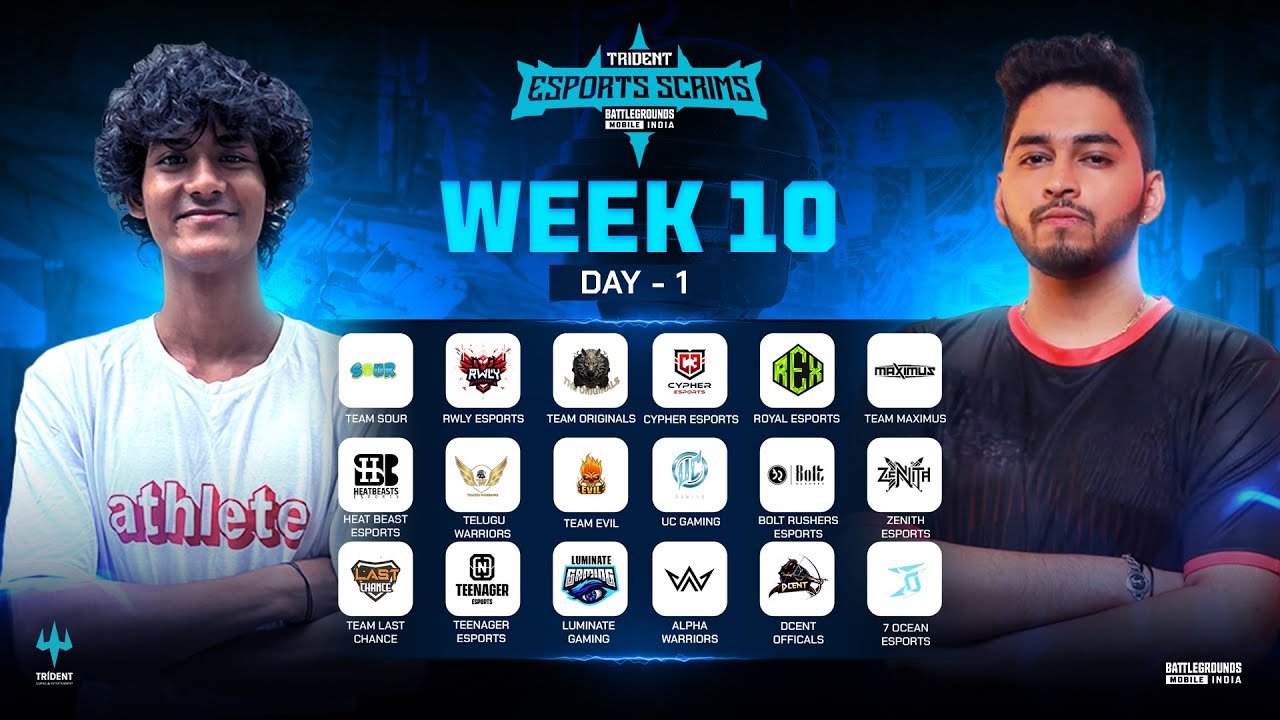 [MAP FEED] TRIDENT ESPORTS SCRIMS - PRO | WEEK 10 - DAY 1 - YouTube