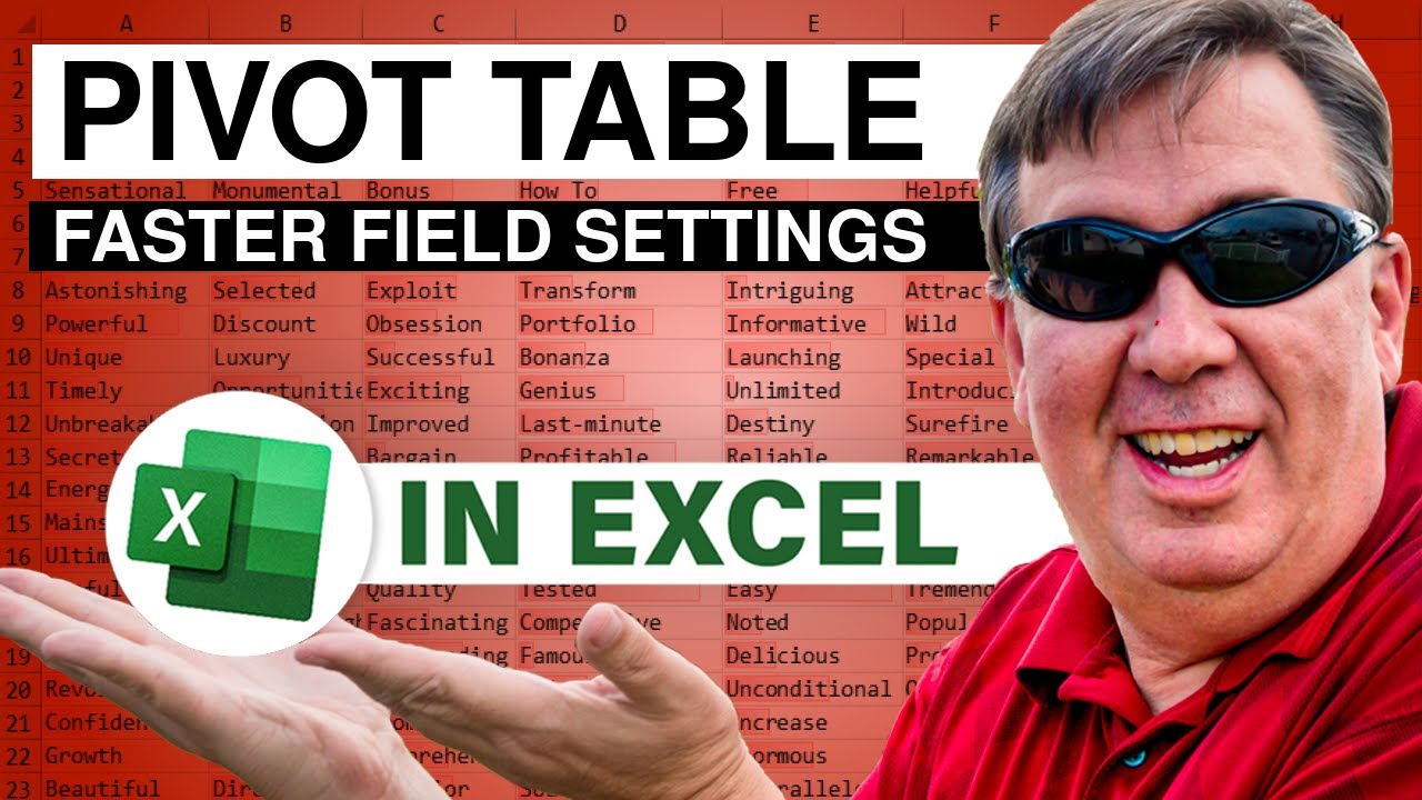 Excel Faster Field Settings In Pivot Tables Podcast 2071 YouTube Excel Faster Field Settings In Pivot Tables Podcast 2071 YouTube
