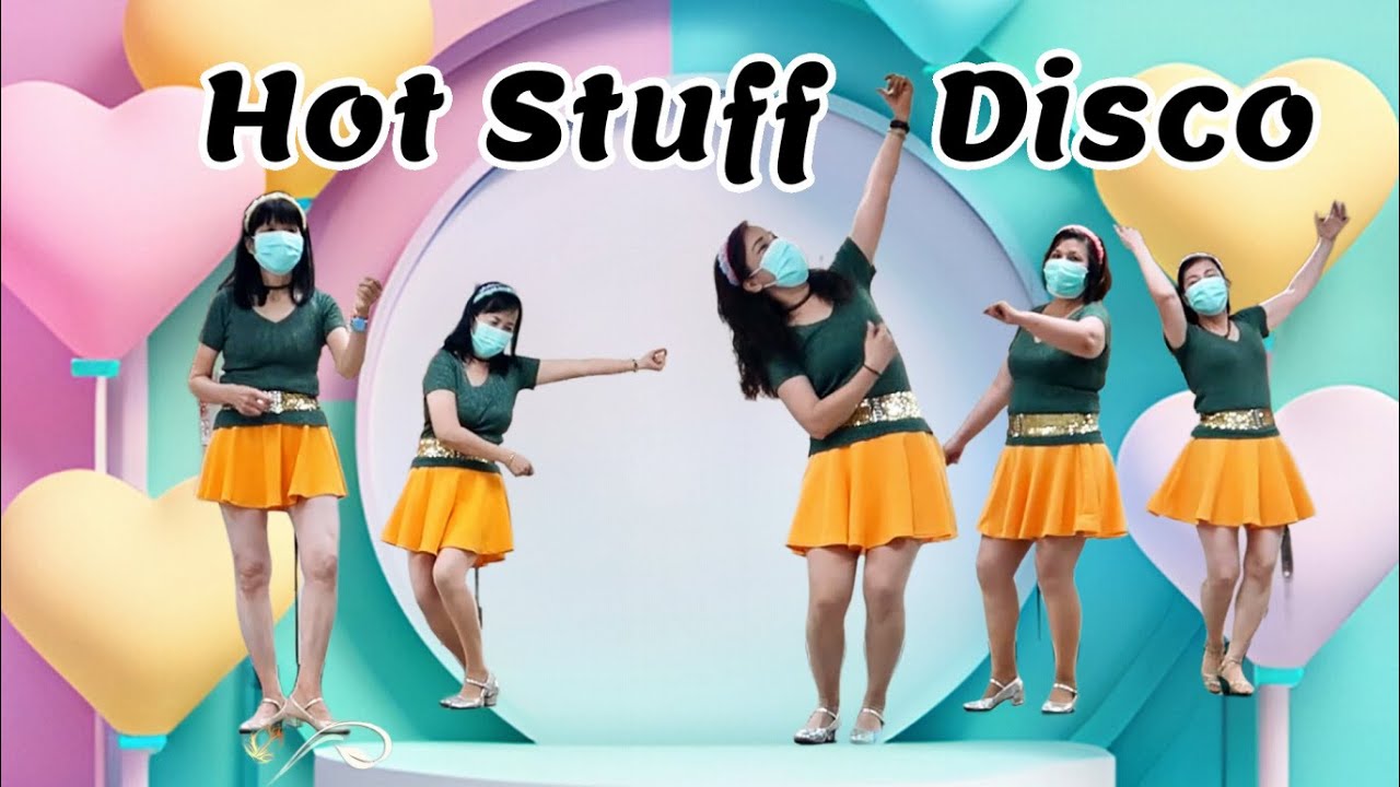 Hot Stuff Disco Line Dance - YouTube