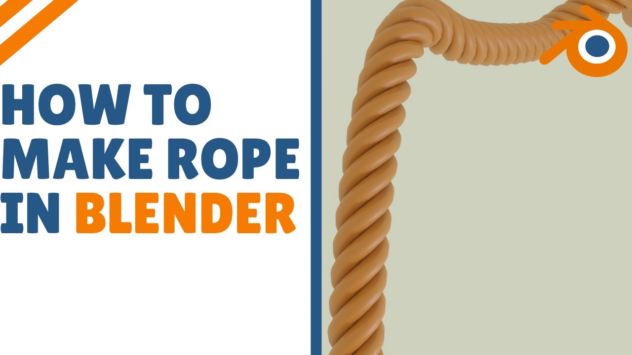 How to make rope in blender 2.9 - YouTube