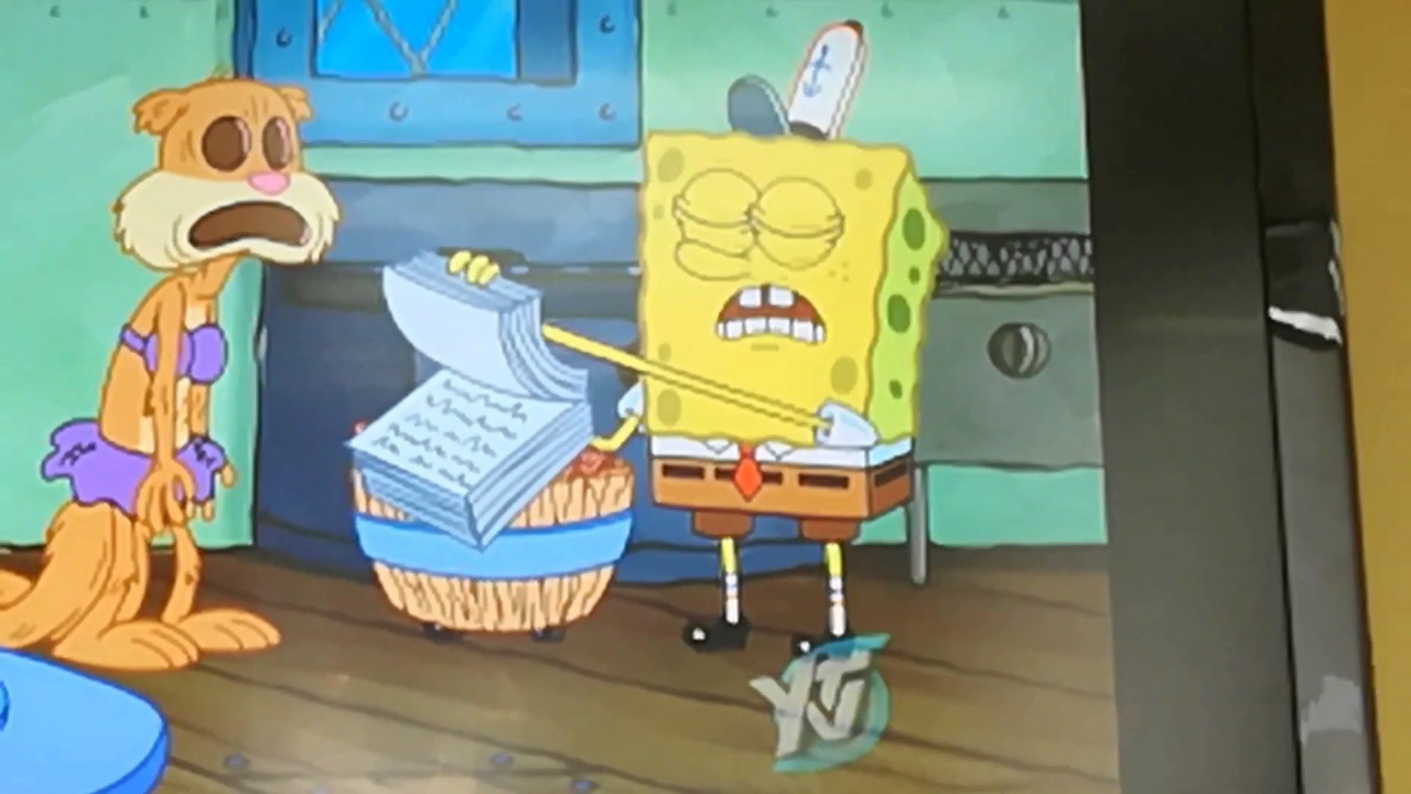 Sponge Bob roasts plankton - YouTube