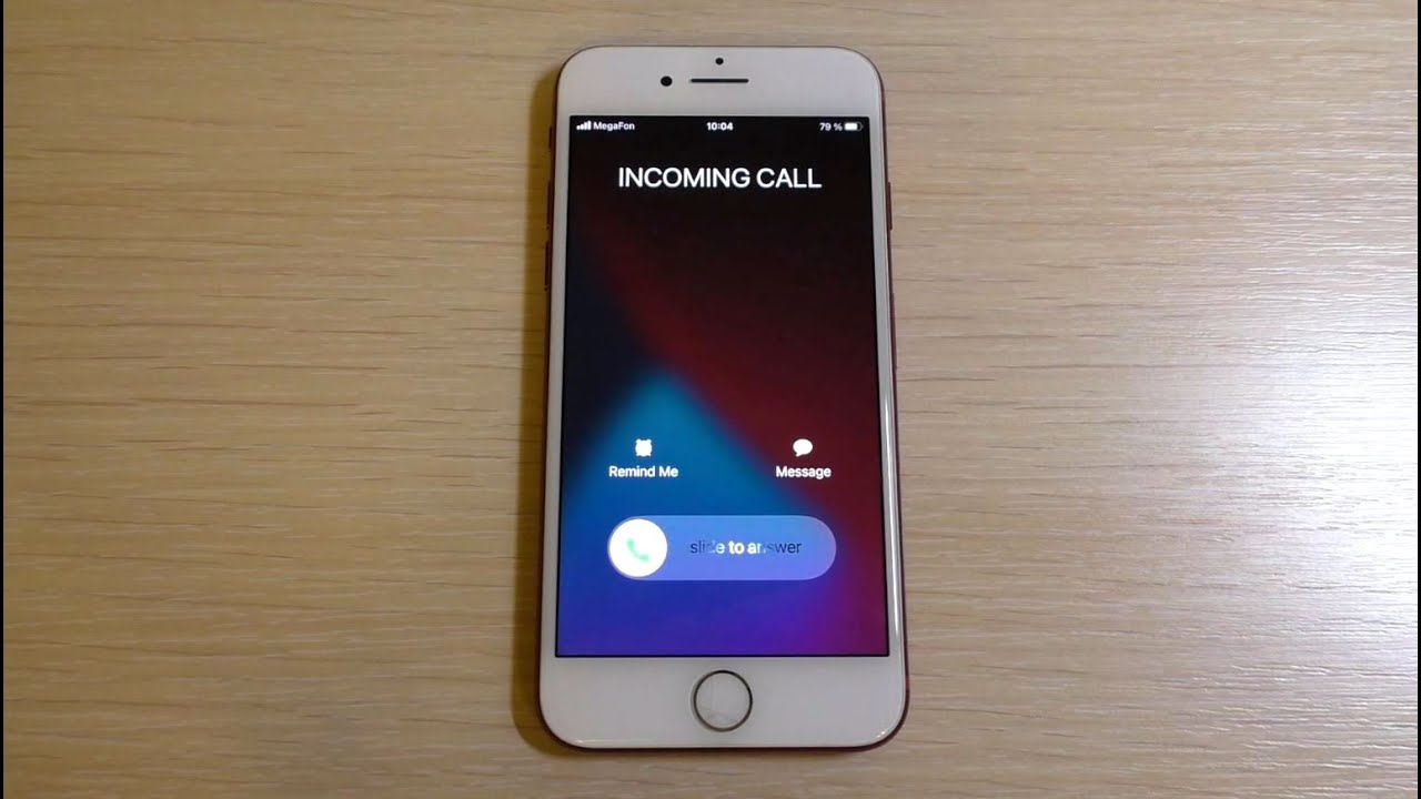 iPhone 7 Incoming Call (2020) - YouTube