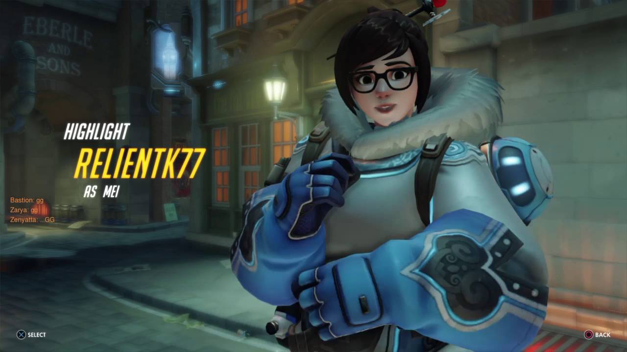 Overwatch Mei Blizzard highlights - YouTube