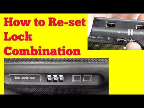 How to Re-set/Change Code of Branded Briefcase without using any tool ...