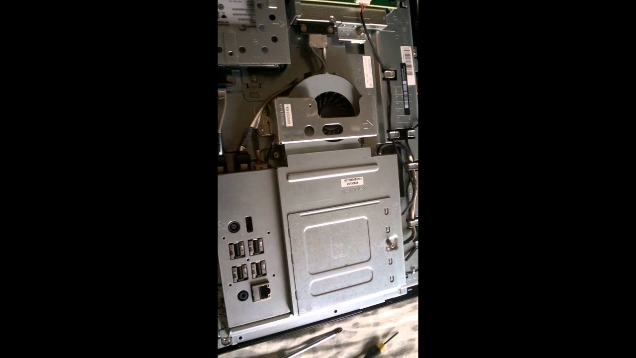 Como abrir el HP 1155, parte 1 - YouTube