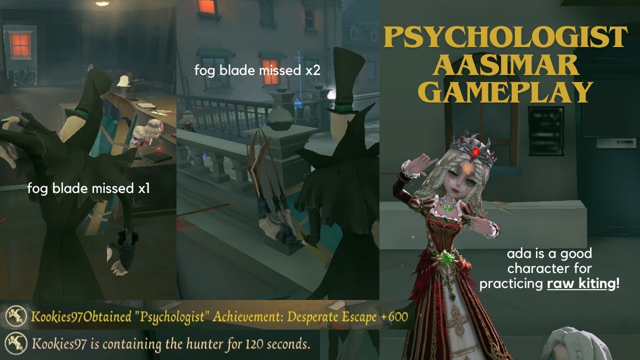 [IDENTITY V] Who Says No-Skill Ada CAN'T CARRY? | Psychologist Gameplay ...
