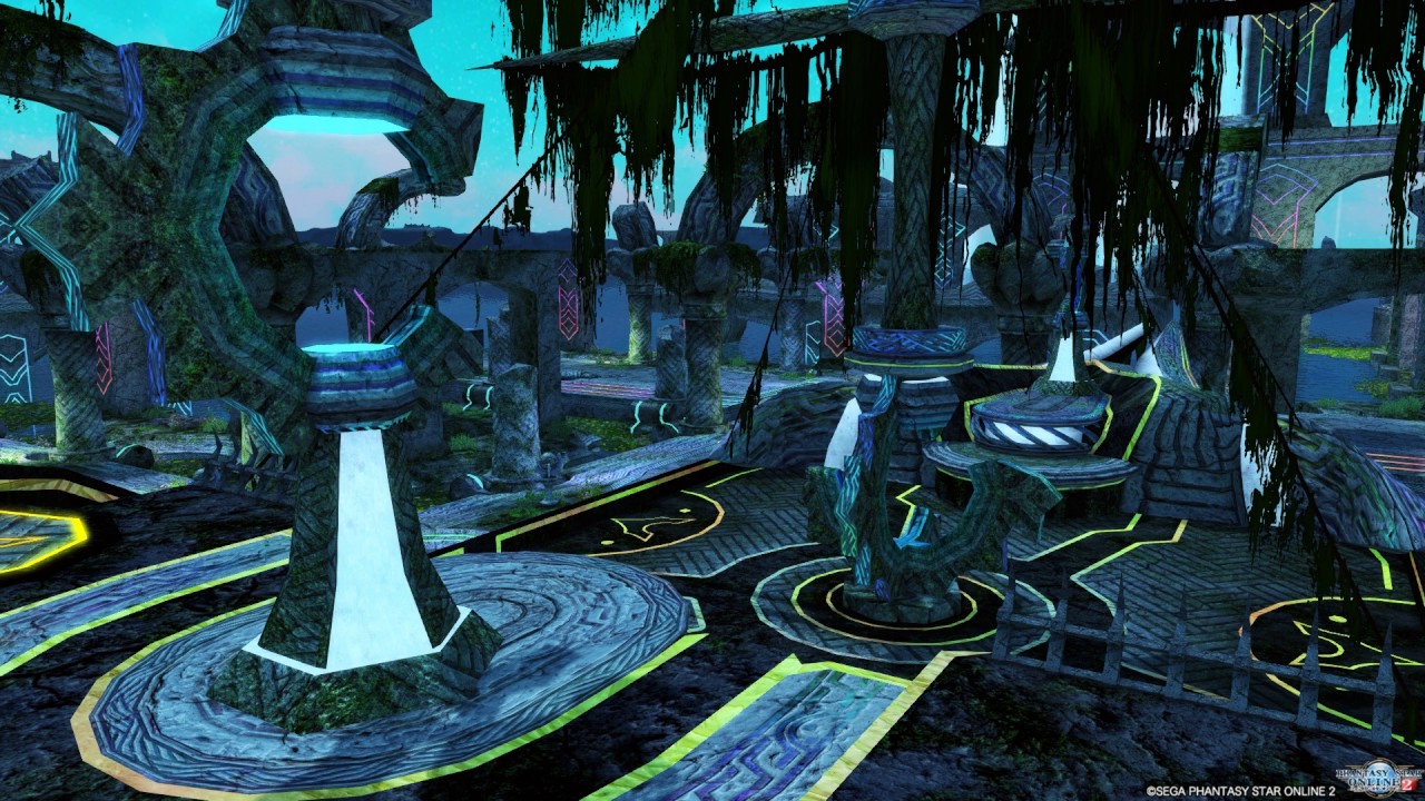 Phantasy Star Online 2 Music - Floating Facility - Night (Calm) - YouTube