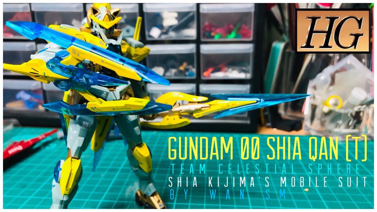 Custom Gundam 00 SHIA QAN (T) CUSTOM BANDAI By Wan sm - YouTube