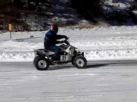 atv ice racing 2017 - YouTube