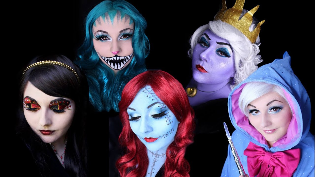DISNEY INSPIRED MAKEUP FOR HALLOWEEN & COSPLAY | Our Didnee Side - YouTube
