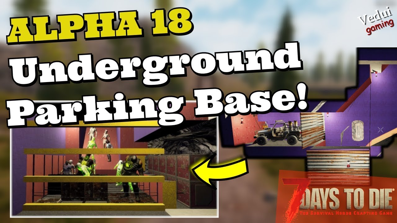 7 Days to Die Base Build | Best Horde Base - Underground Defenses ...