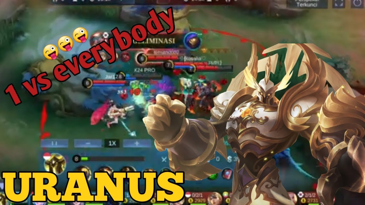 KETIKA URANUS TER PICK DI SITU 1 VS EVERYBODY || URANUS MLBB || BEST ...