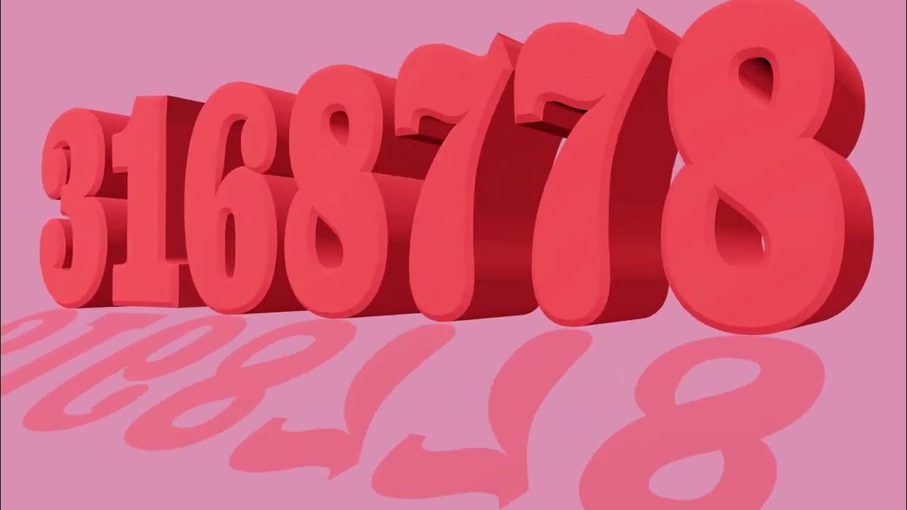 Numbers 1 to 7777777 - YouTube