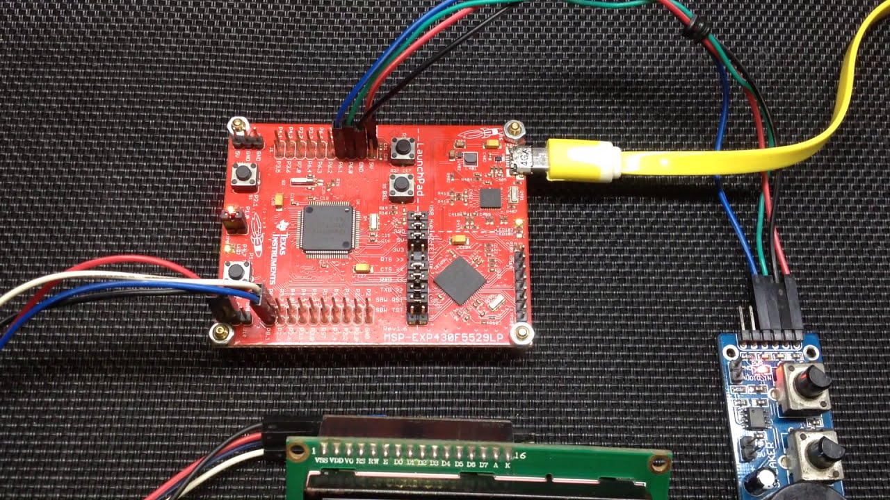 MSP430F5529 Launchpad ADC12 + DMA Example - YouTube