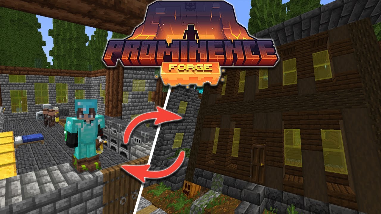 Building my Dream Forest House [ #Minecraft: Prominence II ] Episode 3 ...