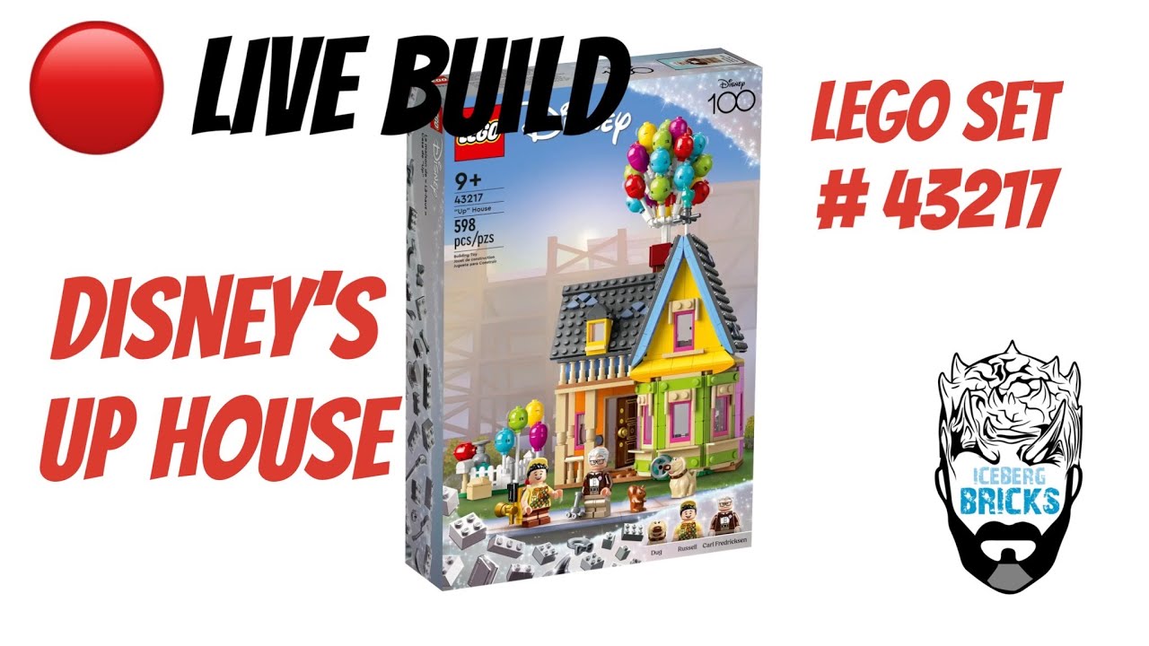 LIVE LEGO BUILD UP House Set# 43217 - YouTube