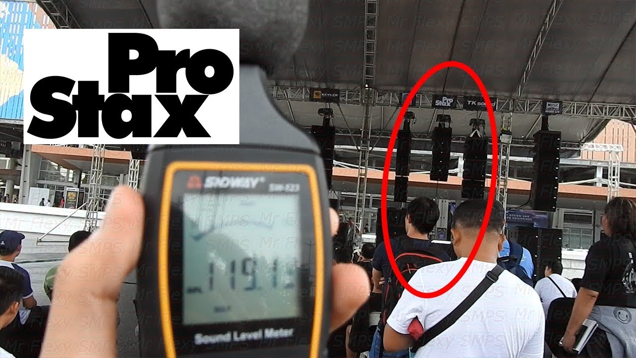 DEMO ProStax Line Array - YouTube