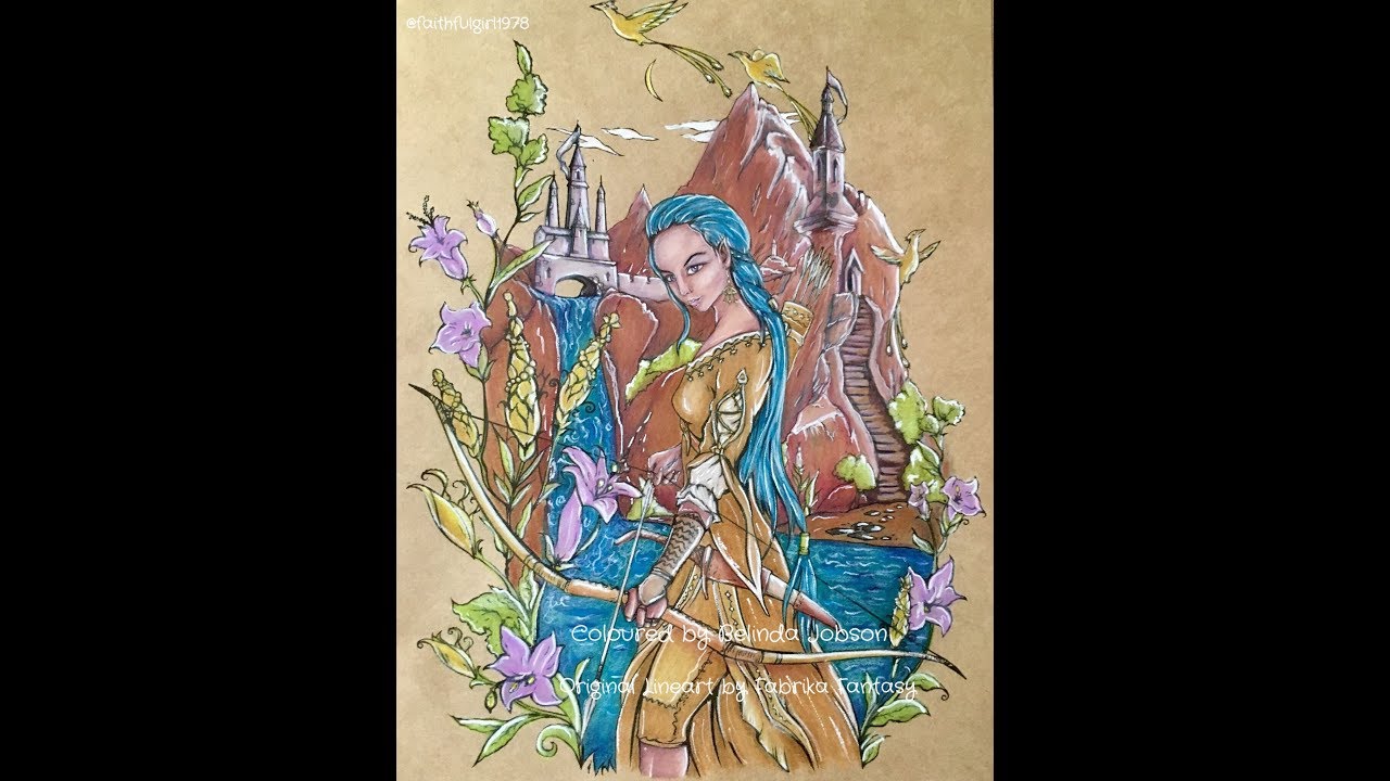 CRAFT PAPER TUTORIAL | Elven Beauty Fabrika Fantasy - YouTube