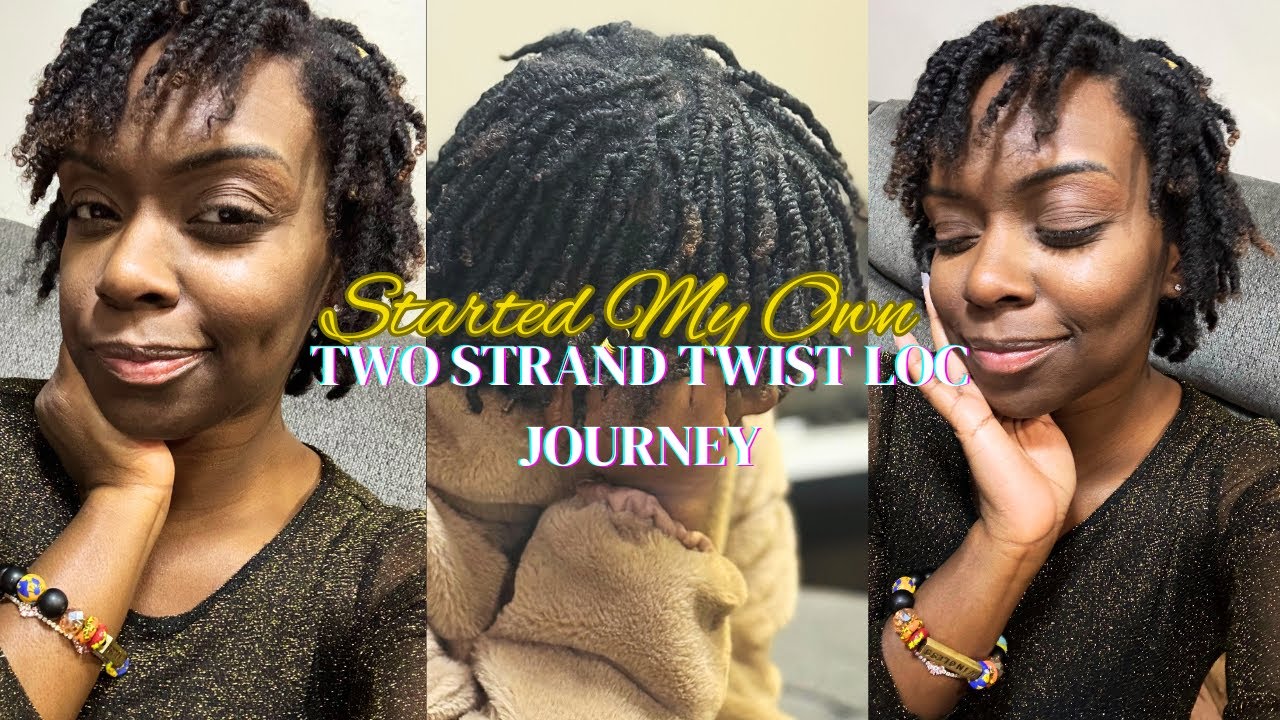 HOW TO START YOUR TWO STRAND TWIST | LOC JOURNEY | DIY - YouTube