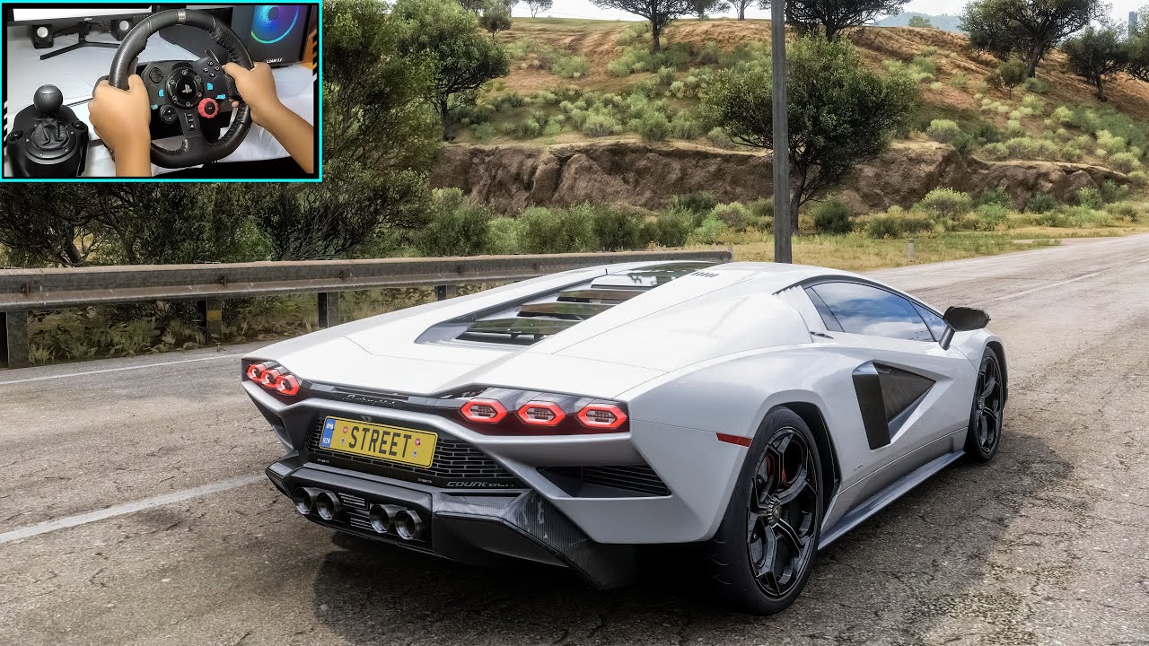 Lamborghini Countach LPI 800-4 | Forza Horizon 5 | Steering Wheel ...