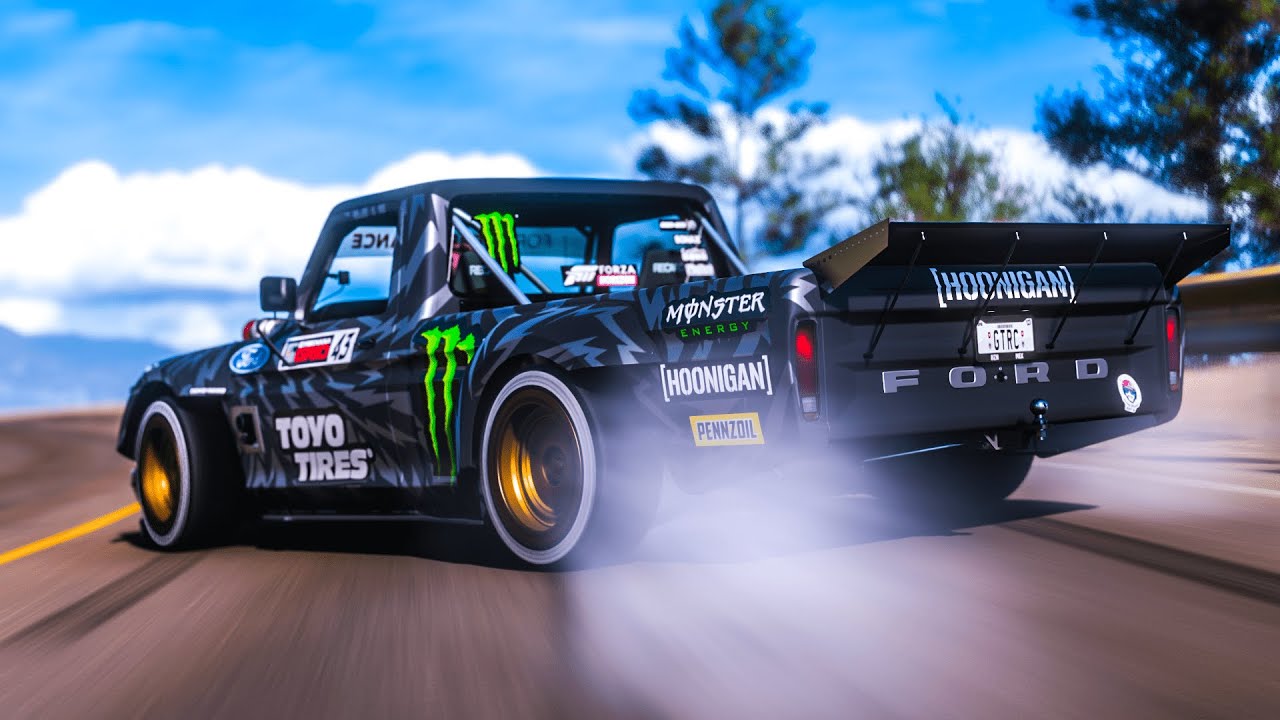 1500HP HOONIGAN TRUCK FLATOUT DRIFTING - FORZA HORIZON 5 - YouTube