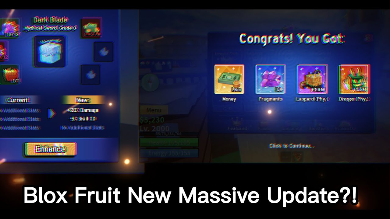 Blox Fruit New Massive Update Sneak Peaks | Roblox - YouTube